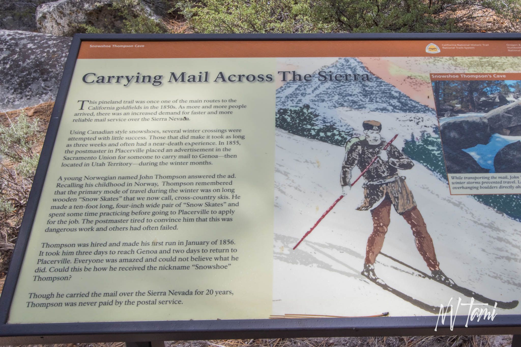 Snowshoe Thompson's Cave - Nevada Ghost Towns & Beyond